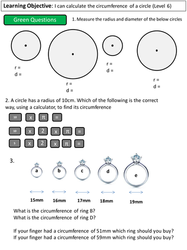 Discovering Pi & Circumference Activities by twinter87 - Teaching ... Discovering Pi & Circumference Activities by twinter87 - Teaching ...