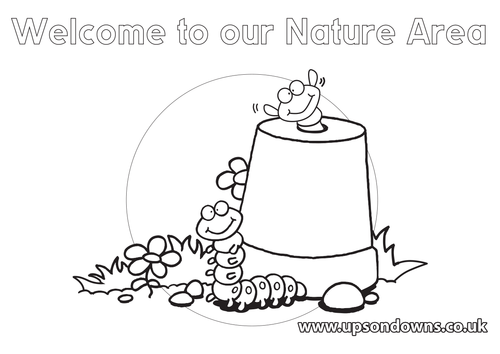 Nature area poster | Teaching Resources
