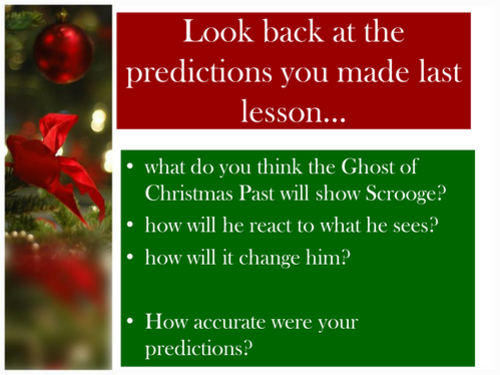 A Christmas Carol Lesson 7 - How Scrooge Changes | Teaching Resources