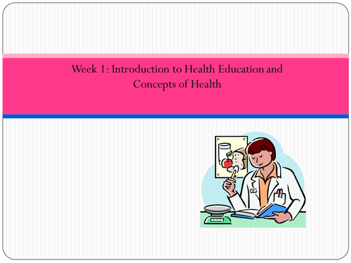 Introduction to Health Education | Teaching Resources