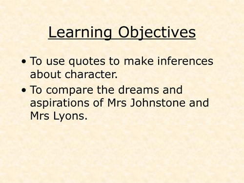 Blood Brothers - Mrs Johnstone and Mrs Lyons - 3 LESSONS by - UK ...