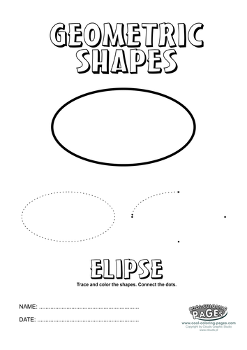 Geometric shapes: Elipse | Teaching Resources