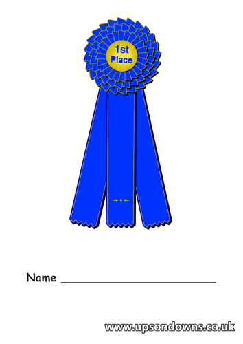 First Place Rosette | Teaching Resources