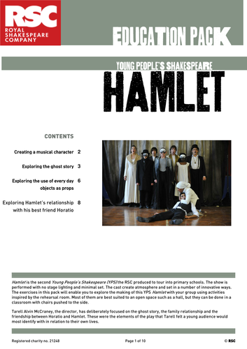 Hamlet 2009 Teacher Pack (1) | Teaching Resources Hamlet 2009 Teacher Pack (1) | Teaching Resources