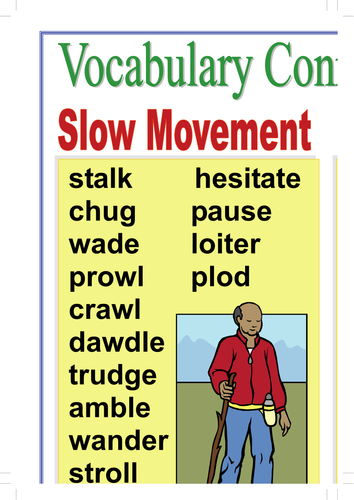 Movement - Vocabulary | Teaching Resources