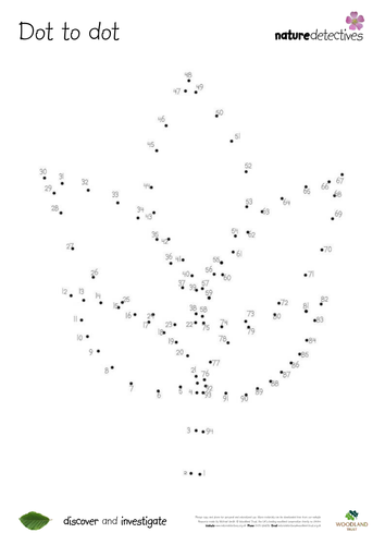 Trees - Leaf Dot to Dots | Teaching Resources