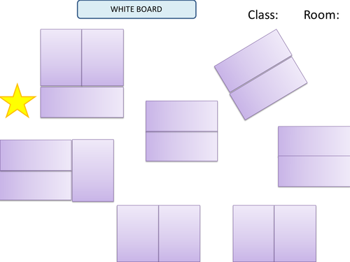 Visual seating plan template by - UK Teaching Resources - TES