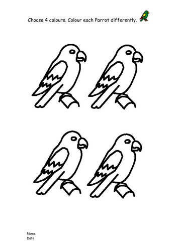 Parrot sort | Teaching Resources