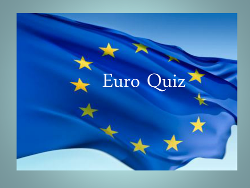 European Union Class Quiz | Teaching Resources