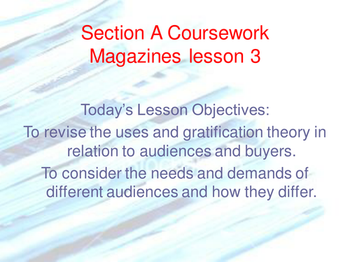 Magazines Full lesson PP - Why We Use Them | Teaching Resources