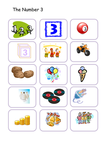 The number 3 | Teaching Resources
