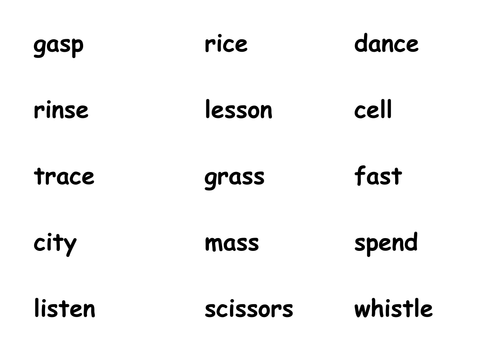 s words | Teaching Resources