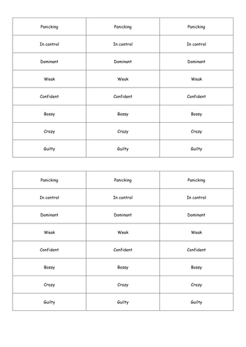 Tone Cards To Work With S&L Assignments | Teaching Resources
