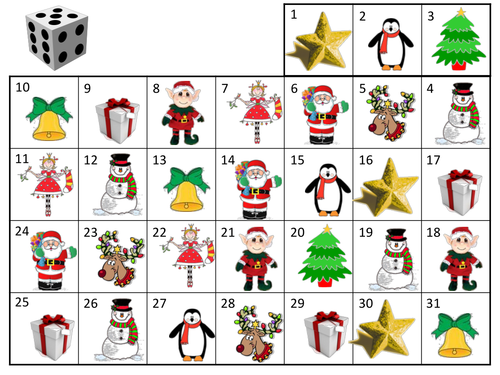 Festive board game | Teaching Resources Festive board game | Teaching Resources