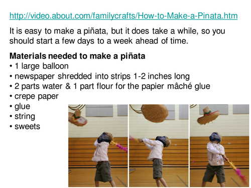 How to make a piñata | Teaching Resources