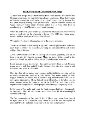 Holocaust poem by - UK Teaching Resources - TES