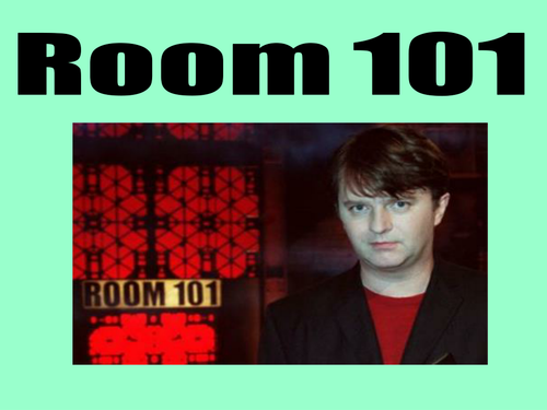 Room 101 – Writing To persuade lesson PP | Teaching Resources