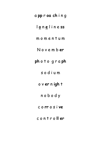 3 syllable o-e words | Teaching Resources