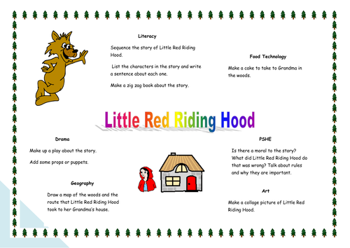 Yr 1 Narrative 3 planning - Little Red Riding Hood by matthutch87 ...