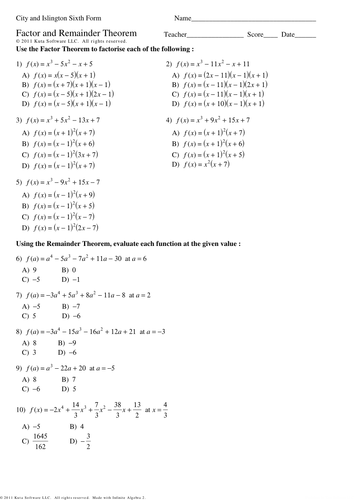 Core 2 - Multichoice worksheets (some more) | Teaching Resources