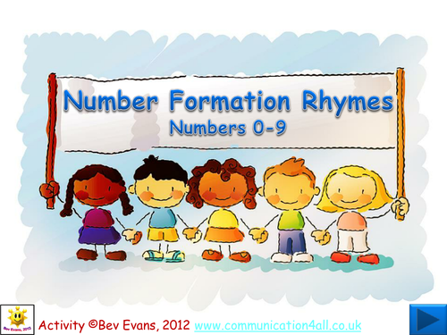 Interactive Number Formation Rhymes by bevevans22 - Teaching Resources ...