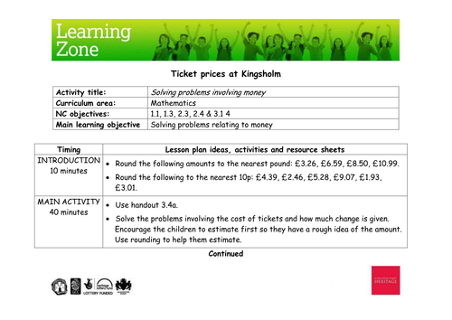 Word Problems Involving Money by jordantelope - UK Teaching Resources - TES