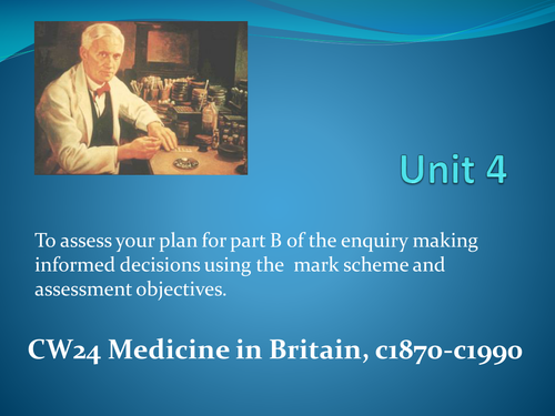 Unit 4 Part B coursework | Teaching Resources