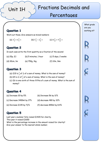 AQA unit 1 - FDP worksheet by ibblet - Teaching Resources - Tes