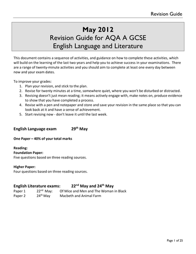 AS Spanish Revision Guide by Blanca1 - Teaching Resources - TES