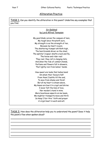 Alliteration Practice | Teaching Resources