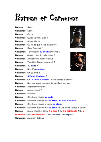 Tu veux aller au cinéma ? | Teaching Resources