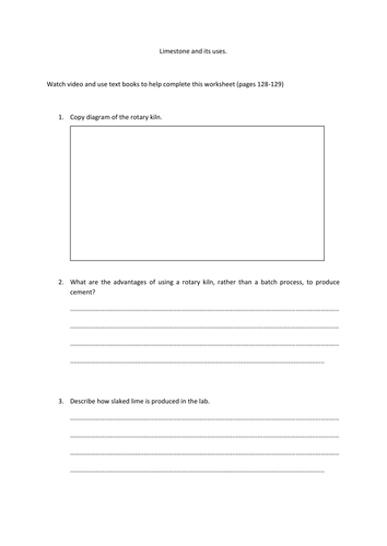 limestone and its uses | Teaching Resources