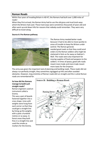 Roman Roads & Aqueducts | Teaching Resources