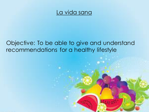 La vida sana | Teaching Resources