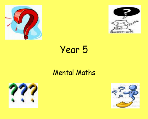 Word problems - Y5 - Mental maths starter by - UK Teaching Resources - TES