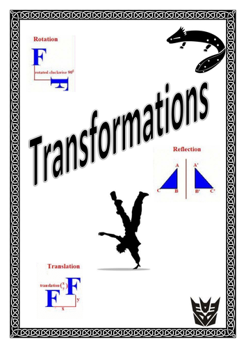 Transformations Differentiated Booklet by dannypeaker - UK Teaching ...