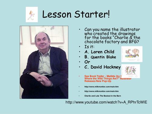 Quentin blake starter | Teaching Resources