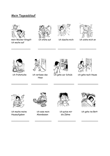 Mein Tagesablauf | Teaching Resources
