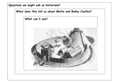 Motte and Bailey Castles | Teaching Resources
