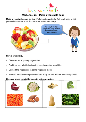 Make a vegetable soup | Teaching Resources