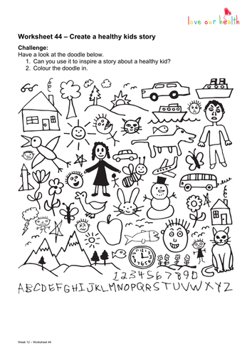 Create a healthy kids story | Teaching Resources