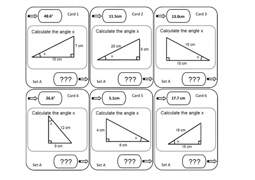 Trigonometry Loop Cards | Teaching Resources