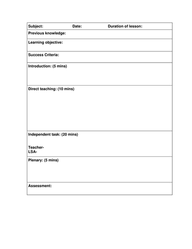 Lesson Plan Template For Teacher Observation Formal O - vrogue.co Lesson Plan Template For Teacher Observation Formal O - vrogue.co