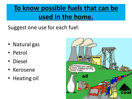 Burning fuels | Teaching Resources