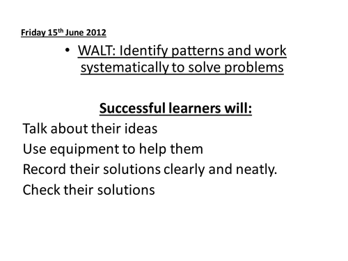 Olympic maths problem solving | Teaching Resources