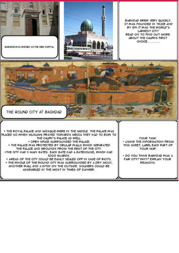 Baghdad Early Islamic Civilization Guided Reading Scripts by - UK ...