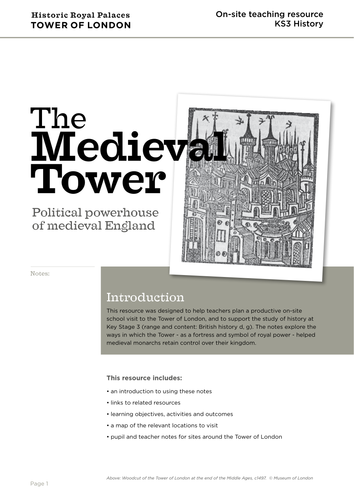 The Medieval Tower of London | Teaching Resources