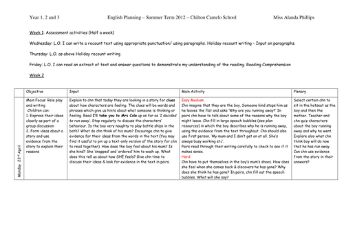 Year 2 and 3 English Termly Plans | Teaching Resources
