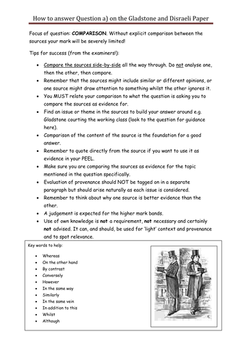 OCR A Question Help Sheet | Teaching Resources