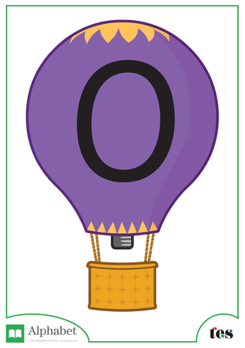 The Letter O - Balloon Theme | Teaching Resources